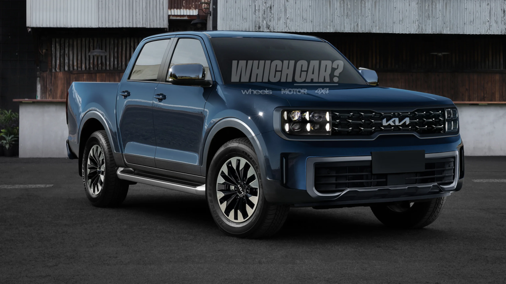 KIA ซุ่มทำกระบะตันครึ่งท้าชน Ford Ranger